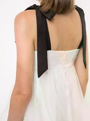 MACGRAW Organza Empire-line Blouse