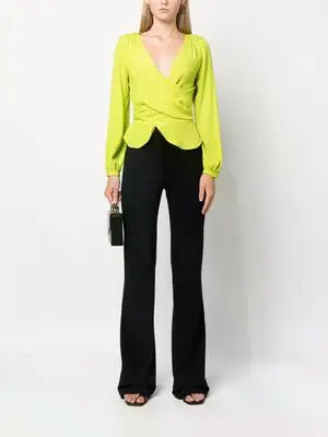 Pinko High-waisted Flared Trousers