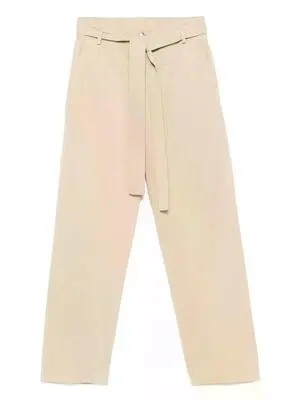 Liu Jo Tied Chinos - Neutrals