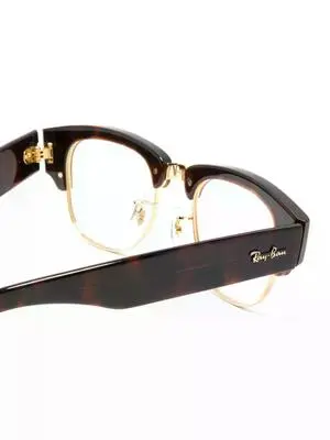 Ray-ban Mega Clubmaster Tortoiseshell Effect Glasses