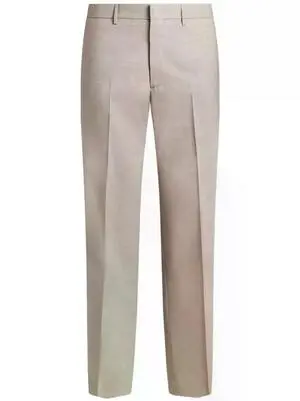 Etro Pressed-crease Trousers - Neutrals
