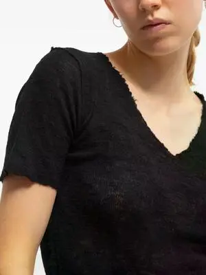 GUDRUN & GUDRUN Barbara V-neck T-shirt