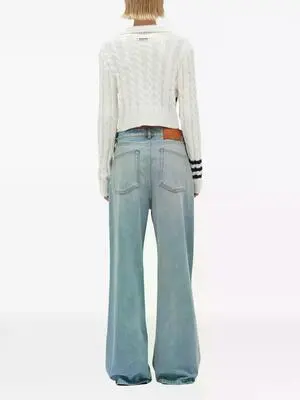 MSGM Cotton Straight Leg Jeans