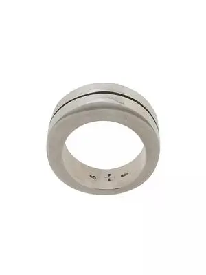 PARTS OF FOUR Crescent Crevice Band-style Ring - Silver
