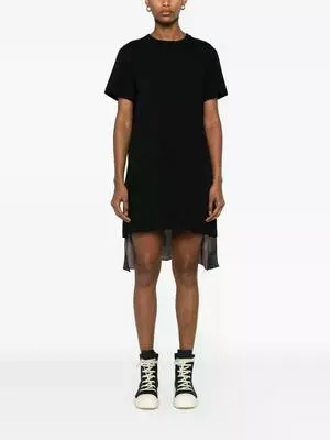 Sacai Panelled Check Mini Dress
