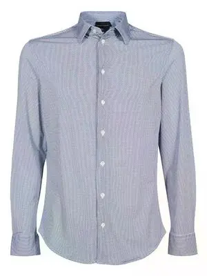 Emporio Armani Long-sleeved Shirt - Blue