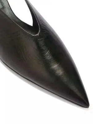 JIL SANDER Pointed-toe Slingback Pumps - Black