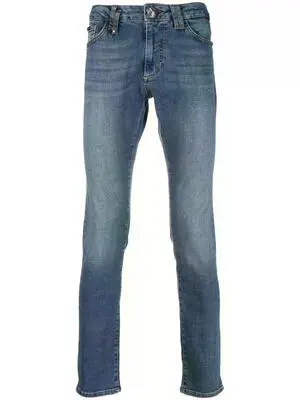 Philipp Plein Slim-fit Jeans - Blue