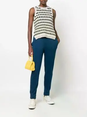 Sonia Rykiel Paris Logo-embroidered Tapered Track Pants
