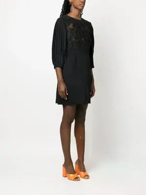 See By Chloé Floral Panel Mini Dress