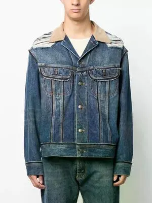 MAISON MARGIELA X Pendleton Distressed Denim Jacket