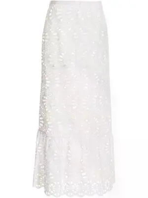 Giambattista Valli Macramé Maxi Skirt