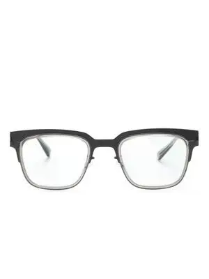 Mykita Raymond Rectangle-frame Glasses - Grey