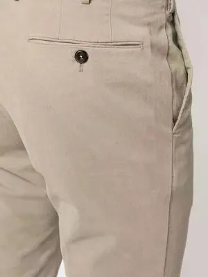 PT TORINO Mid-rise Slim-cut Chinos - Neutrals
