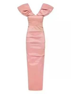 Rachel Gilbert Frey Gown - Pink