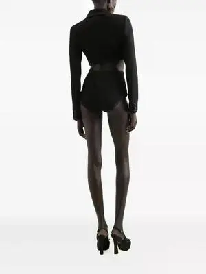 Dolce & Gabbana High-waisted Mini Shorts With Satin Trim