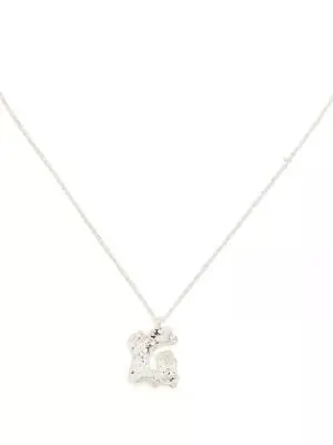 LOVENESS LEE G Alphabet Pendant Necklace - Silver