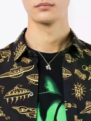 LOVENESS LEE G Alphabet Pendant Necklace - Silver