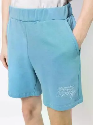 Opening Ceremony Cotton Track Shorts With Embroidered Logo
