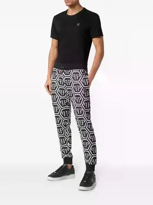 Philipp Plein Monogram Track Pants - Black