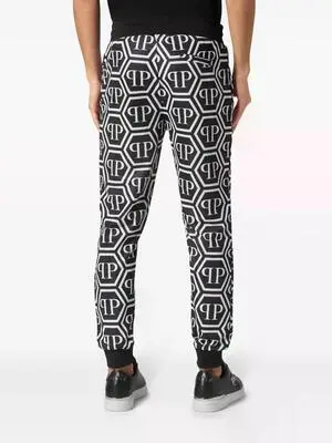 Philipp Plein Monogram Track Pants - Black