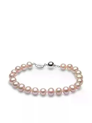 Yoko London 18kt White Gold Freshwater Pearl Bracelet - Silver