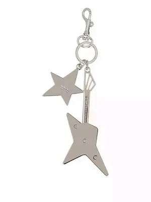 Versace Guitar Star Keyring - Silver