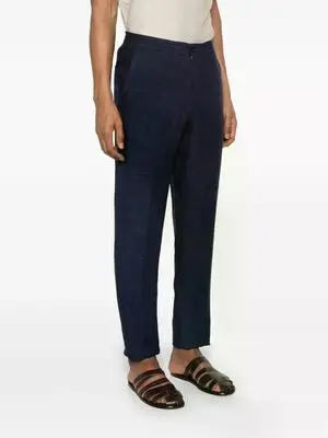 Zegna Linen Tapered Trousers