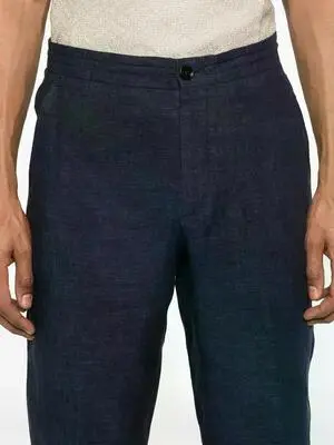 Zegna Linen Tapered Trousers