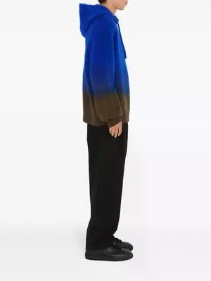 Burberry Two-tone Logo-knit Hoodie