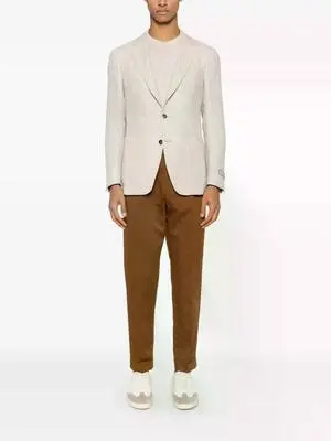 Canali Single-breasted Blazer - Neutrals