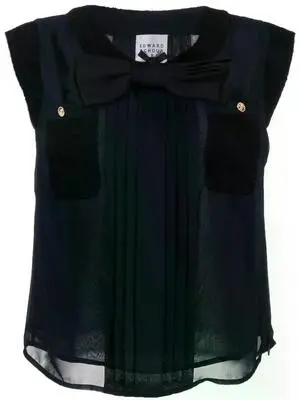 EDWARD ACHOUR PARIS Bow-detail Top
