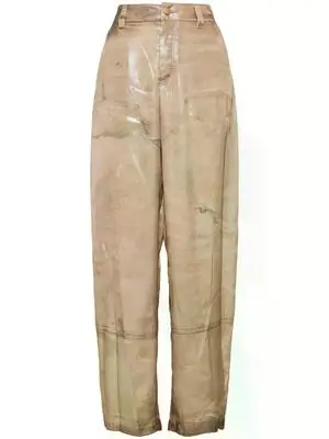 Alexander Wang Trompe-l'oeil Print Wide Leg Trousers