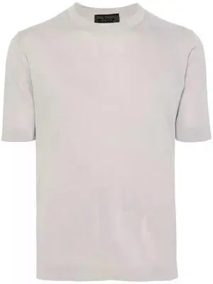 DELL'OGLIO Crew-neck Cotton T-shirt