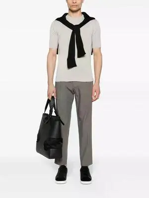 DELL'OGLIO Crew-neck Cotton T-shirt