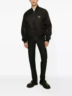 Dolce & Gabbana Logo Plaque Bomber Jacket