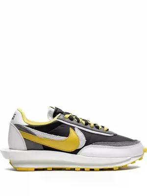 Nike X Sacai X Undercover Ldwaffle Bright Citron Sneakers - Black
