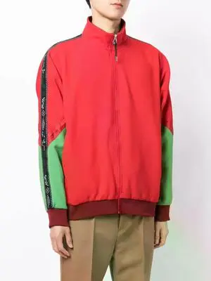 TOGA VIRILIS Colour-block Zipped Sweater