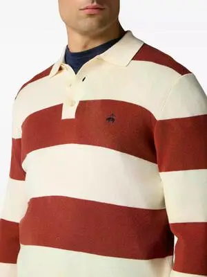 Brooks Brothers Striped Rugby Polo Shirt