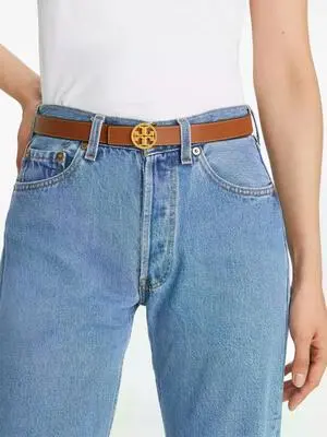 Tory Burch Miller Reversible Belt - Black