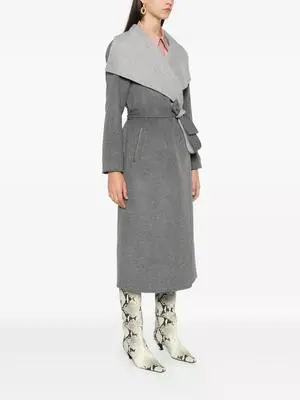 Mackage Rws Wool Felted Wrap Coat - Grey