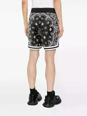 HACULLA. Paisley-print Basketball Shorts - Black