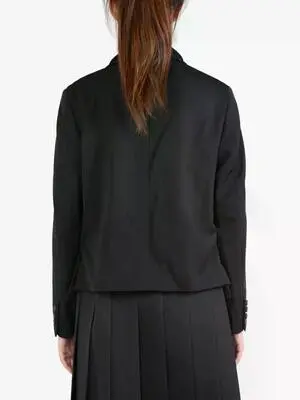 Comme Des Garçons Velvet Layered Blazer