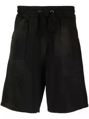 Balmain Cotton Distressed Knee-length Shorts