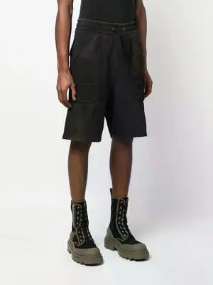 Balmain Cotton Distressed Knee-length Shorts