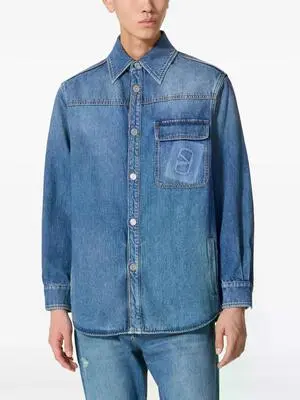 Valentino Garavani Vlogo Signature Denim Shirt