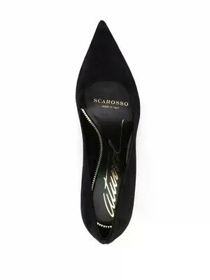 SCAROSSO X Brian Atwood Gigi Suede Pumps
