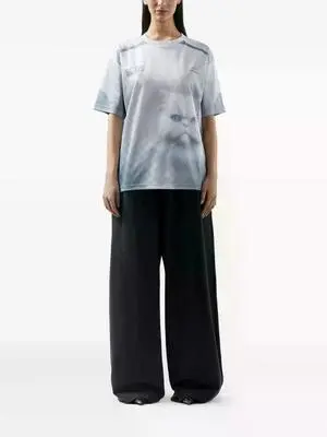 Gcds Wide-leg Trousers With Drawstring Waist