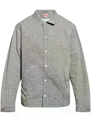 Kenzo Weave Shirt Jacket - Grey