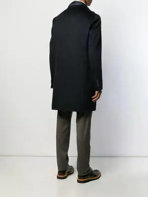 Herno Single-breasted Coat With Quilted Underlay